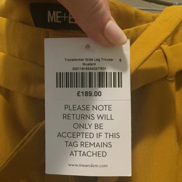 MeAndEm | Pants & Jumpsuits | Nwt Meem Meandem Transformer Wideleg ...